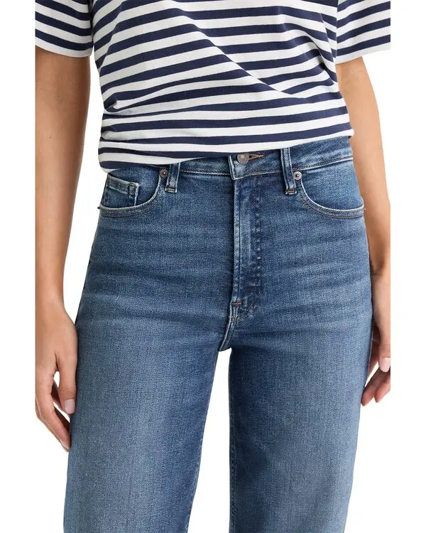 Good American Good True High Rise Straight Jeans