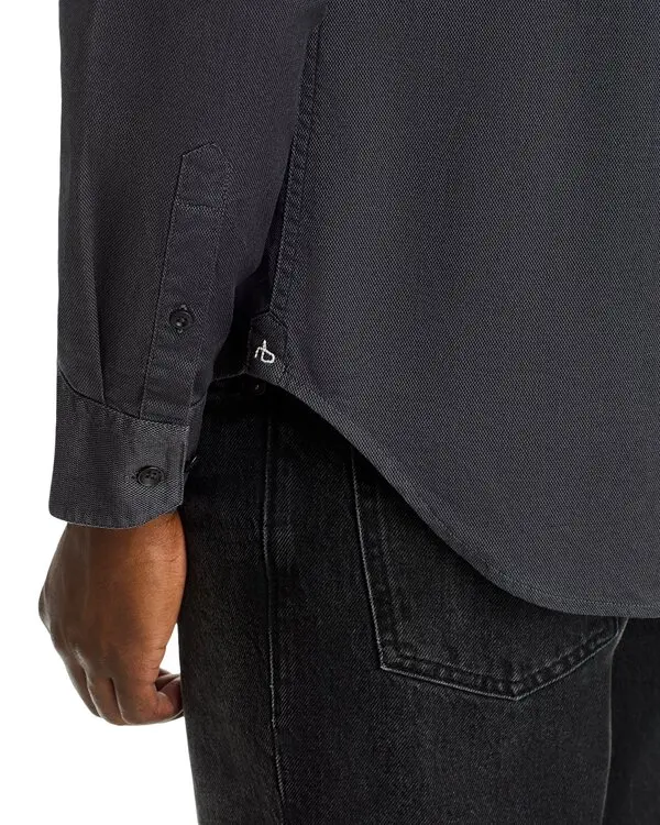Rag & Bone Tomlin Dobby Shirt - Coast Grey