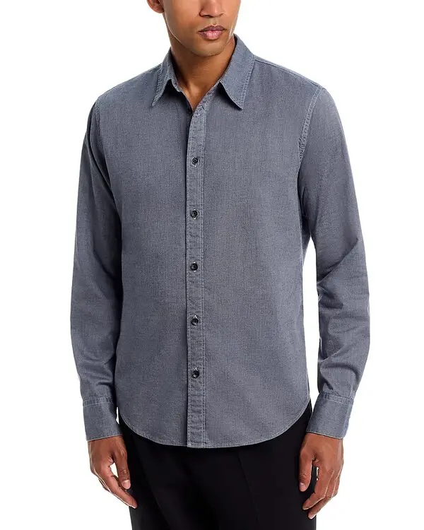 Rag & Bone Tomlin Dobby Shirt - Silver