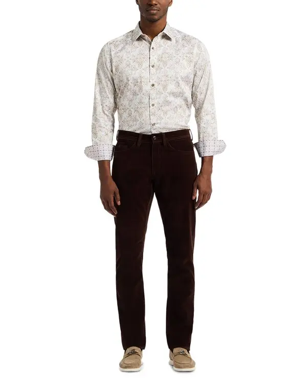 Robert Graham Celestial Straight Fit Velvet Pants