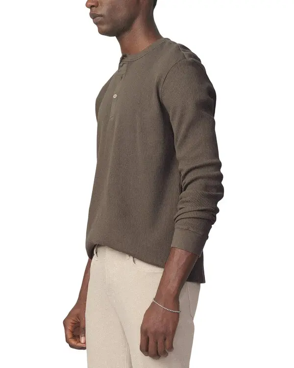Joe's Jeans Henley Waffle Shirt - Tea Leaf