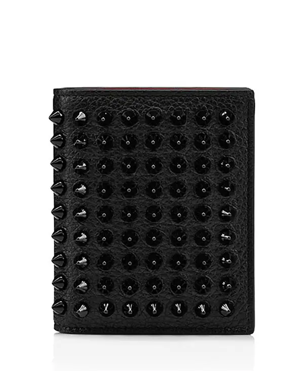 CHRISTIAN LOUBOUTIN M Paros Compact Wallets - Black