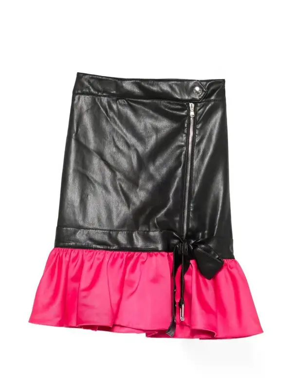 Moschino Ruffled Bow Detail Midi Skirt