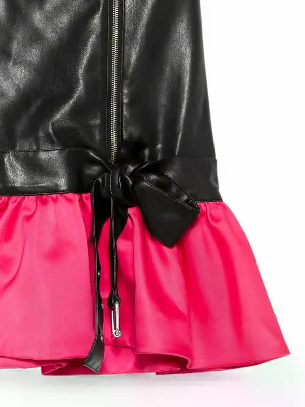 Moschino Ruffled Bow Detail Midi Skirt