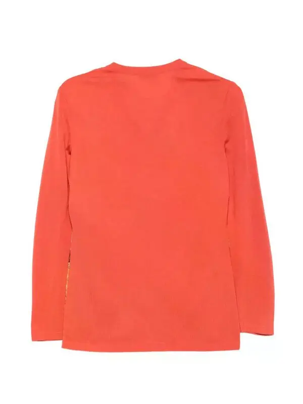 Celine 2000s Postcard-print Silk Sweater