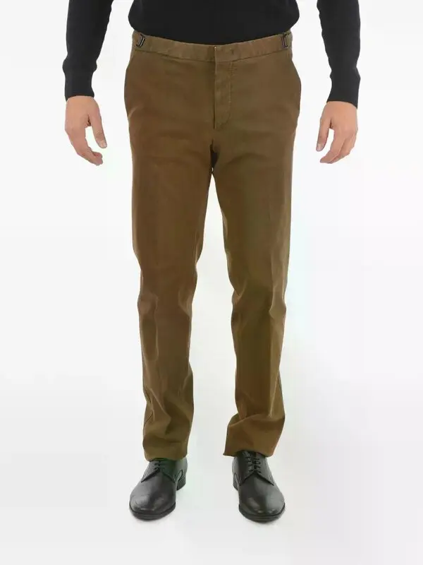 Corneliani Belt-loops Flat-front Trousers
