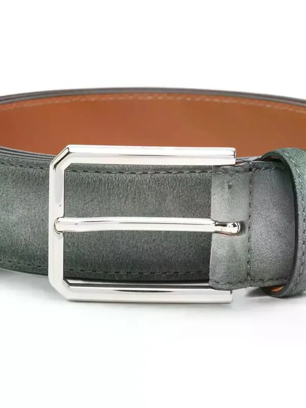 Santoni Suede Buckle-fastening Belt