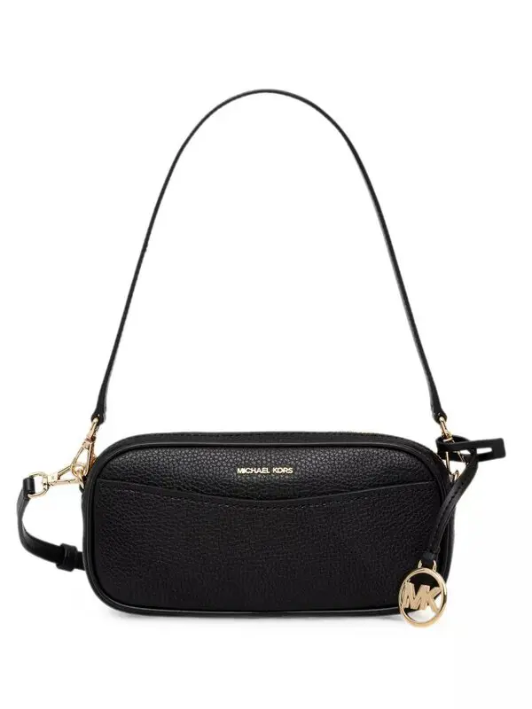 Michael Kors Logo-plaque Pebbled-leather Shoulder Bag