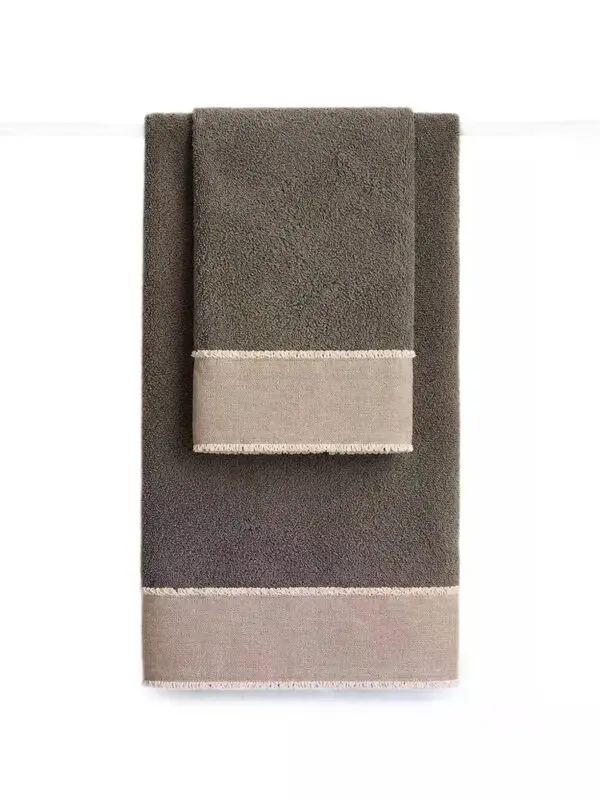 CU I SEEYOU Fringe-trim Bath Towel