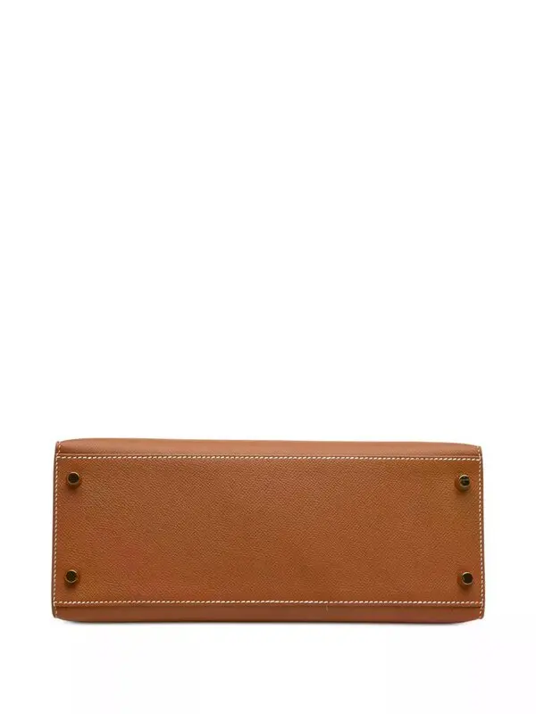 Hermès 28 Epsom Kelly Ii Sellier Tote Bag - Brown