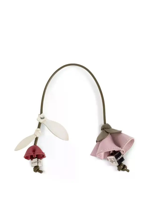 GANNI Floral-motif Bag Charm
