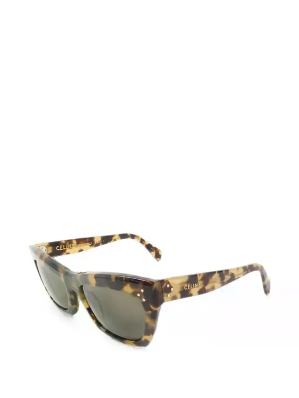 Celine Tortoiseshell-effect Cat-eye Sunglasses