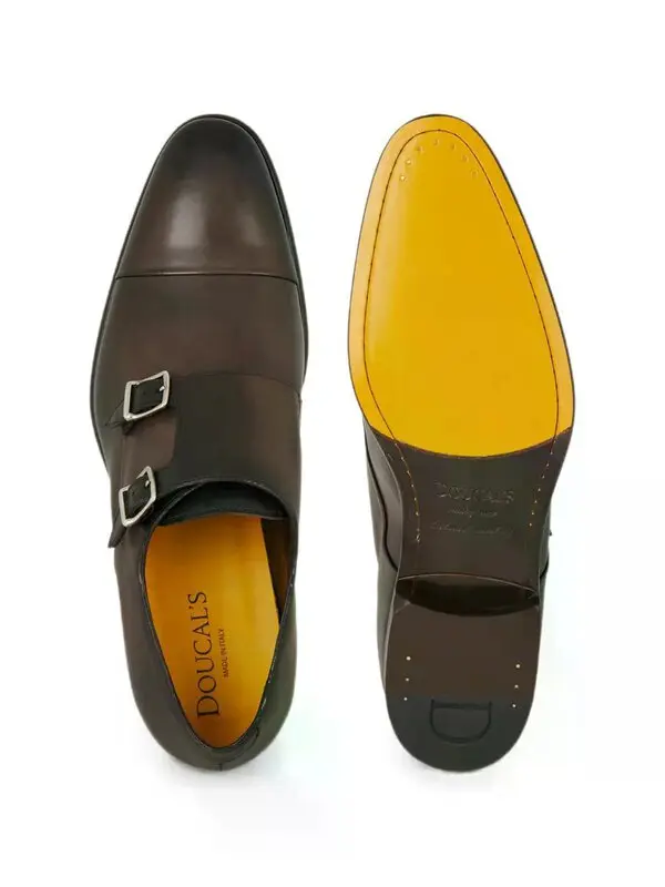 DOUCAL'S Double-buckle Monk Shoes
