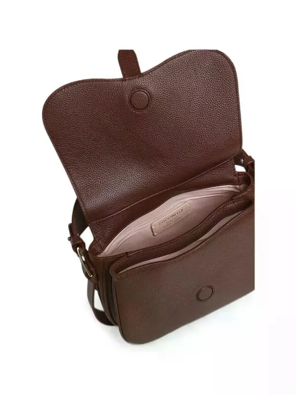 COCCINELLE Grained Leather Tote Bag