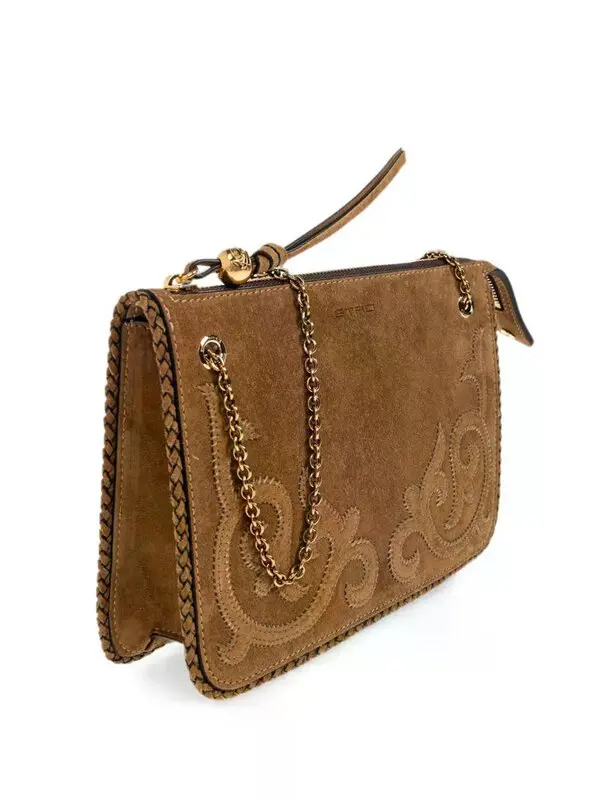 Etro Suede Bag With Logo