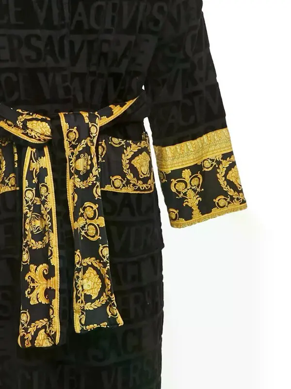 Versace Baroque Belted Bathrobe
