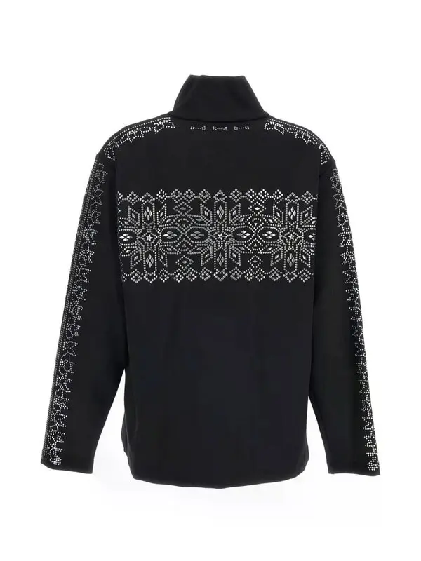 IRIE' Crystal-embellished Half-zip Sweater