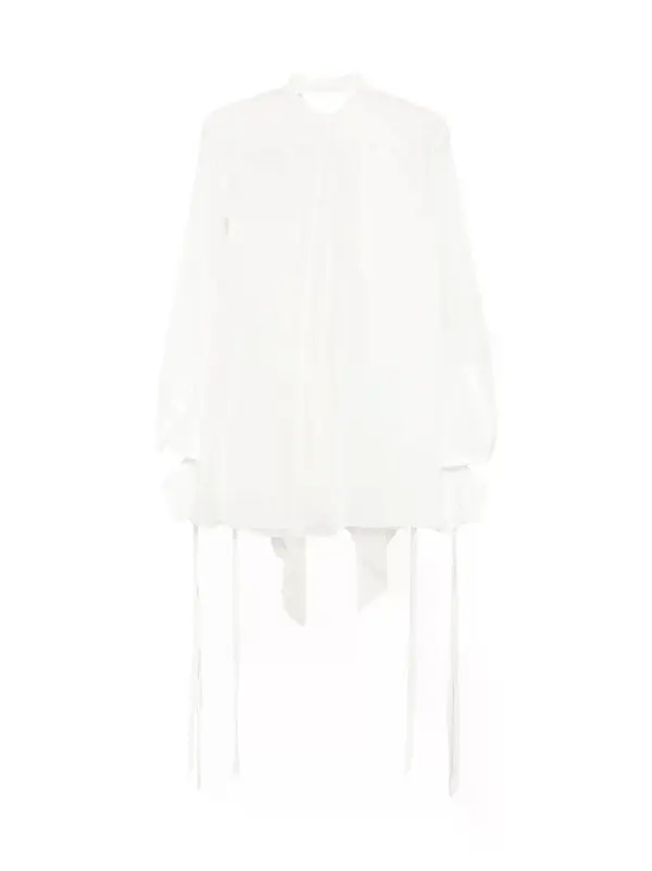 ANN DEMEULEMEESTER Lace-trimmed Shirt