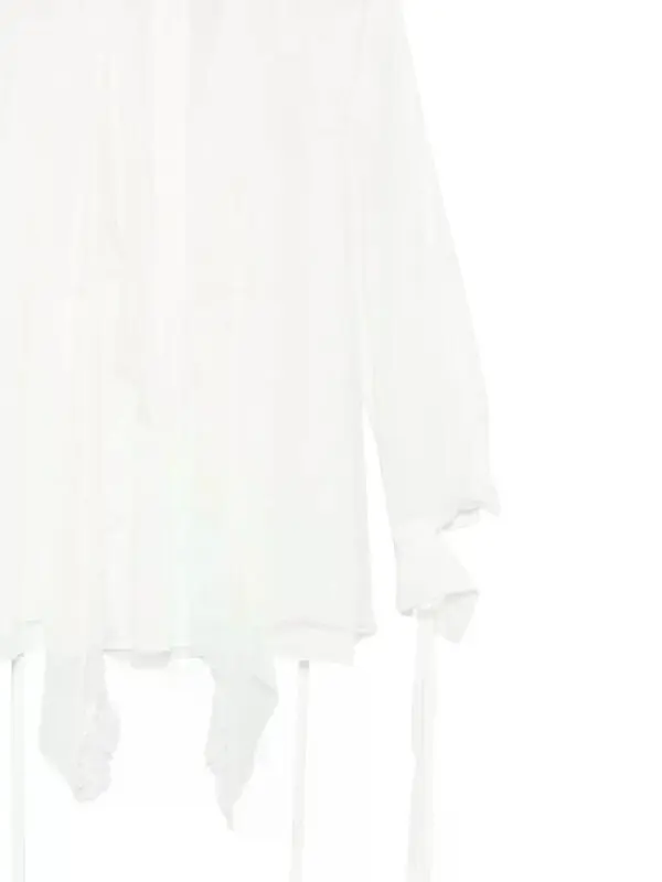 ANN DEMEULEMEESTER Lace-trimmed Shirt