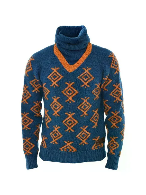 Dsquared2 Embroidered High-neck Sweater