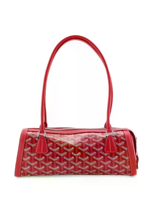 Goyard Bonbonnière Bag Coated Canvas Shoulder Bag - Red