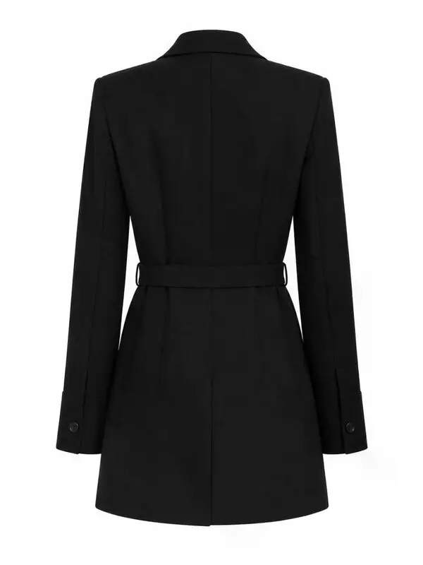 Wardrobe.NYC Single-breasted Shirt Midi Dress - Black