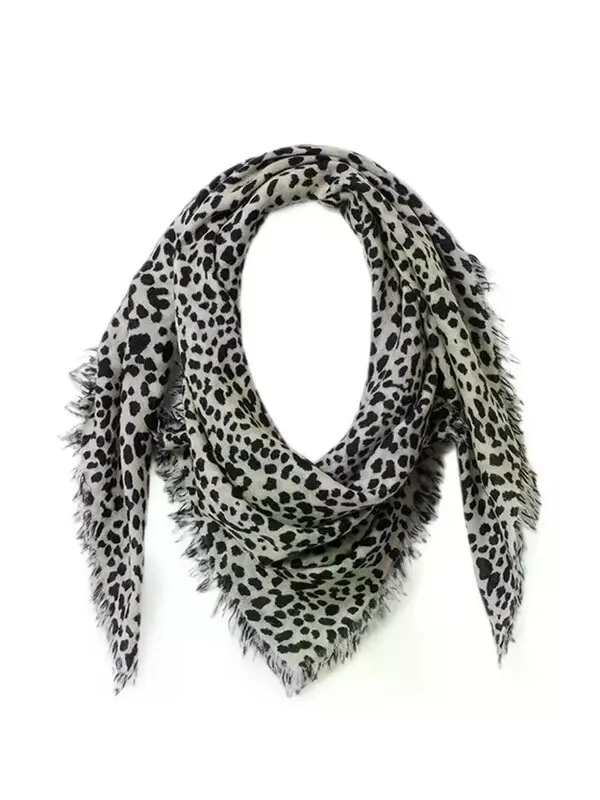 Isabel Marant Étoile Alecia Printed Cashmere And Wool Scarf - Neutrals