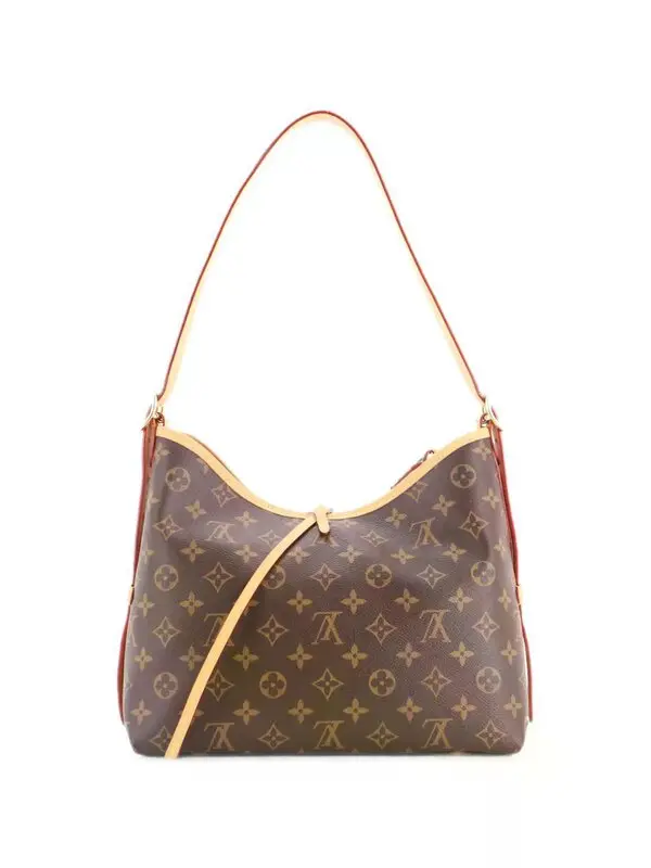 LOUIS VUITTON Carryall Monogram Canvas Pm Hobo Bag