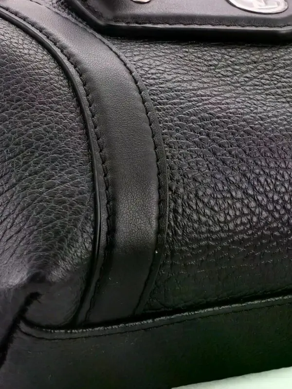 LOUIS VUITTON Leather Nano Satchel