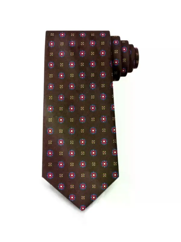 BONA FURTUNA Geometric-pattern Tie