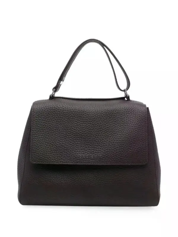 Orciani Midi Sveva Leather Shoulder Bag - Red