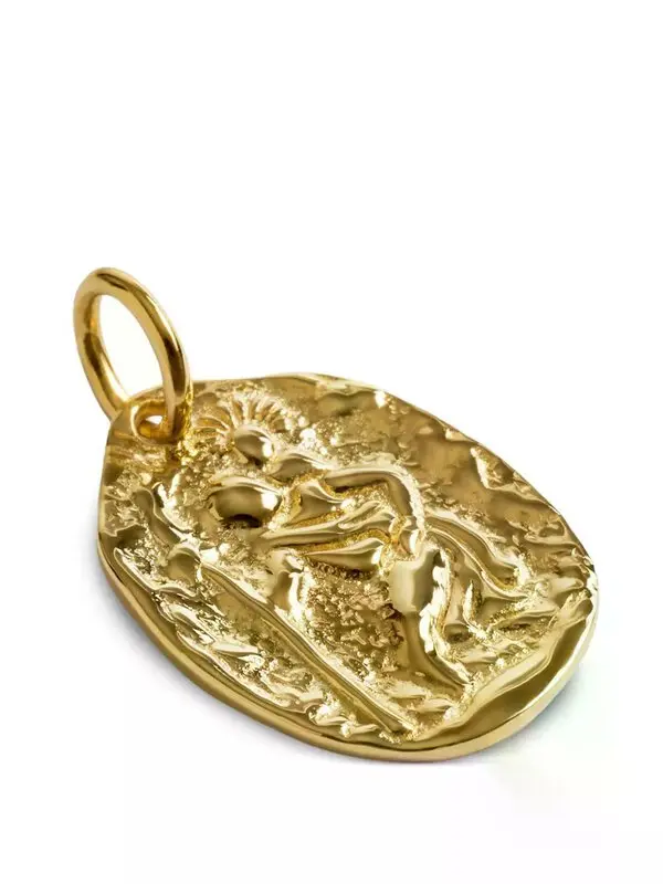 Monica Vinader St Christopher Pendant Necklace - Gold