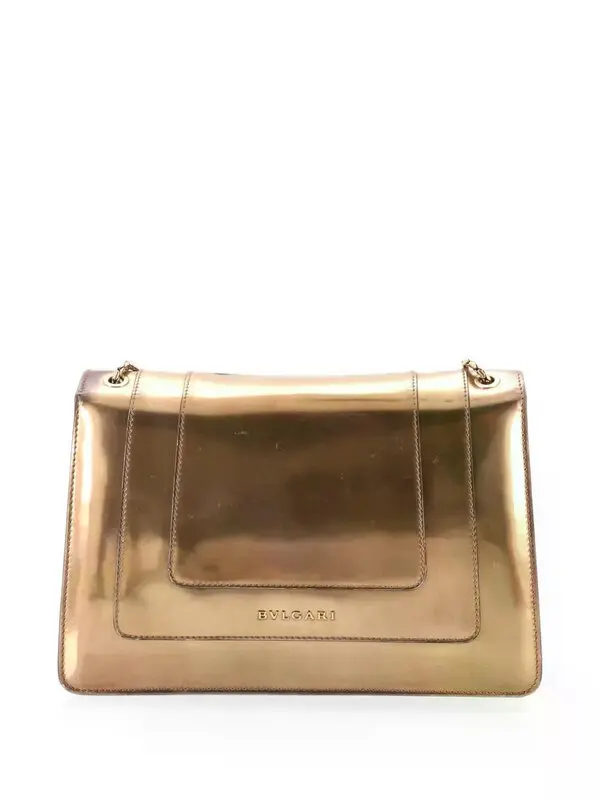 BVLGARI Serpenti Forever Patent Medium Shoulder Bag