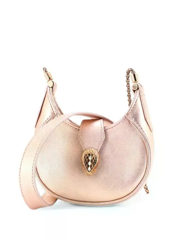 BVLGARI Serpenti Ellipse Crossbody Bag - Pink