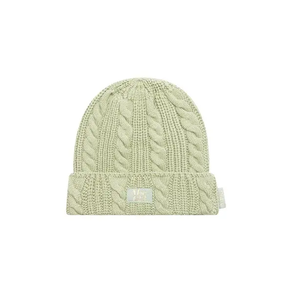 ADVISORY BOARD CRYSTALS Cableknit Beanie - Green