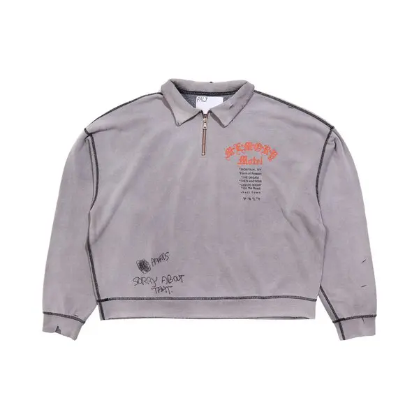 PALY HOLLYWOOD Quarter Zip Sweatshirt