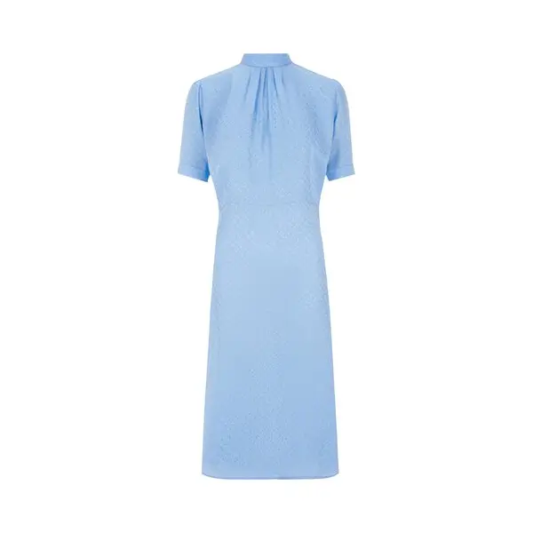Givenchy Monogram-jacquard Silk Midi Dress