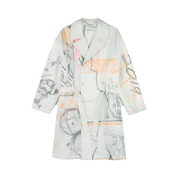 Off-White Futura Trench Coat /multicolor