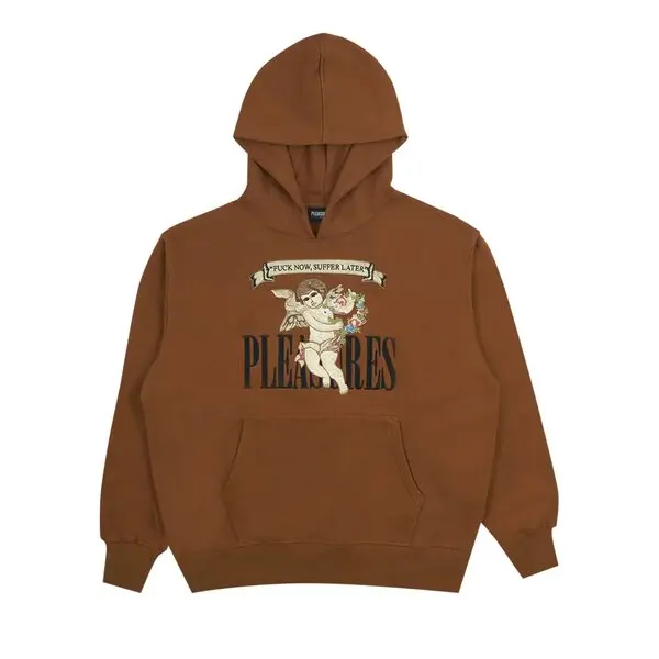 PLEASURES Suffering Hoodie 'rust