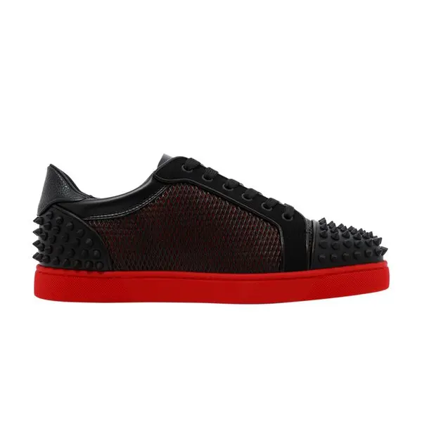 CHRISTIAN LOUBOUTIN Seavaste 2 Orlato Flat Red - Black