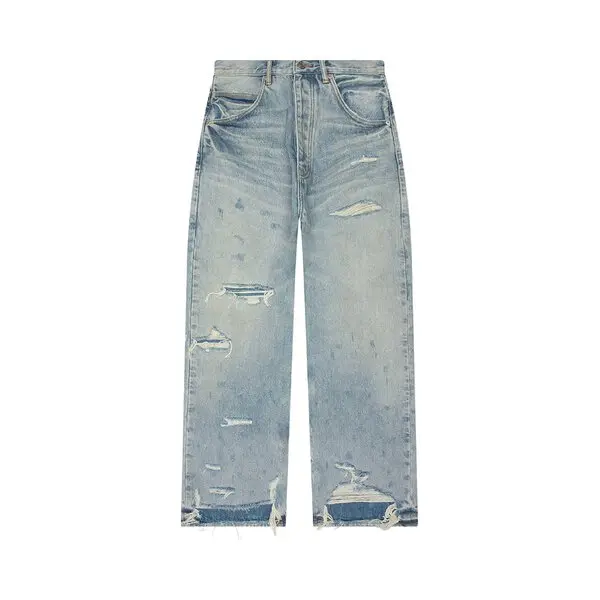 PURPLE BRAND Lucca Destroyed 'light Indigo - Blue