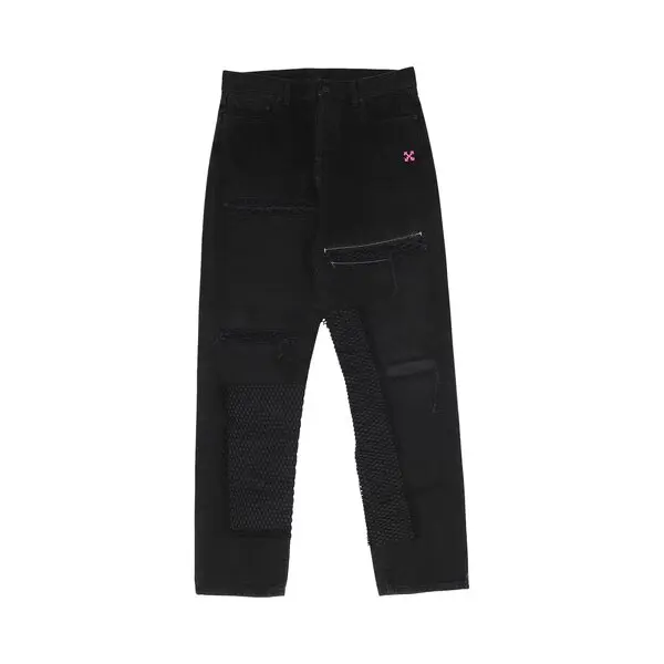 Off-White Ev Bravado Baggy 90s Fit Jeans - Black