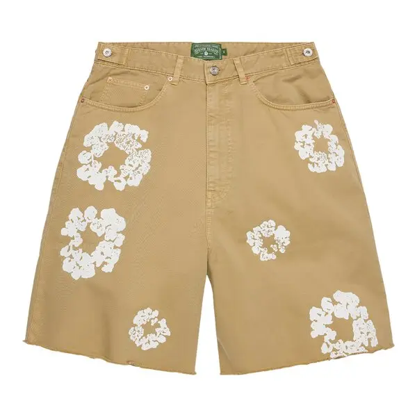 DENIM TEARS Cotton Wreath Chino Shorts