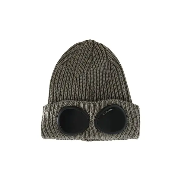 C.P. COMPANY Extrafine Merino Wool Goggle Beanie 'fallen Rock