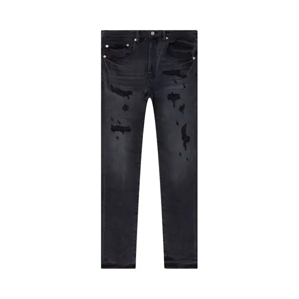 PURPLE BRAND Quilted Destroy Pocket Jeans