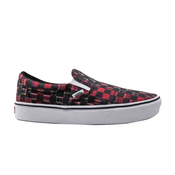 VANS Comfycush Slip-on Platform Sneakers - Red