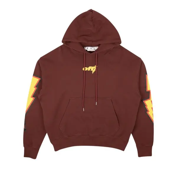 Off-White Thunder Stable Skate Hoodie - Yellow