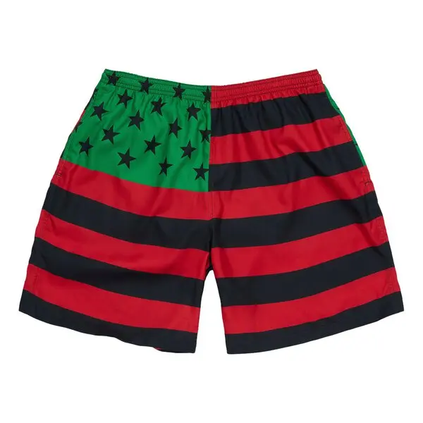 DENIM TEARS Flag Swim Trunks