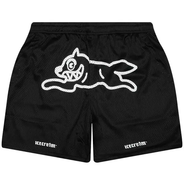ICECREAM Mesh Shorts With Graphic Detail