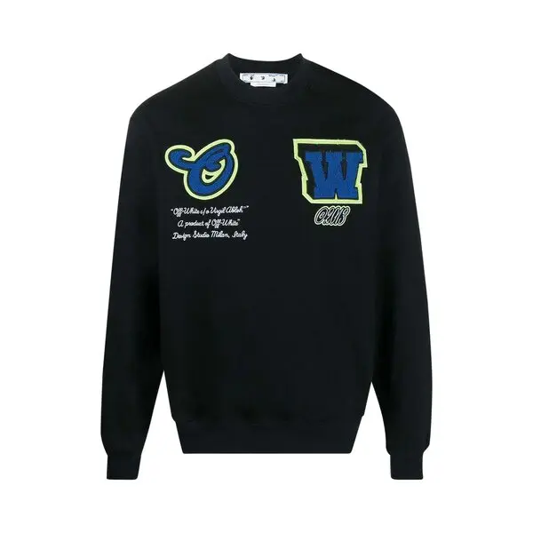 Off-White Varsity Patch Sweatshirt